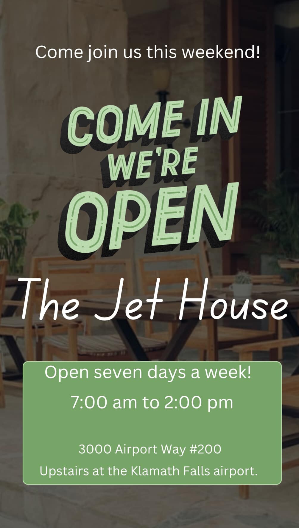 The Jet House - Klamath Eats! Food Trucks, Menus, Locations & More!