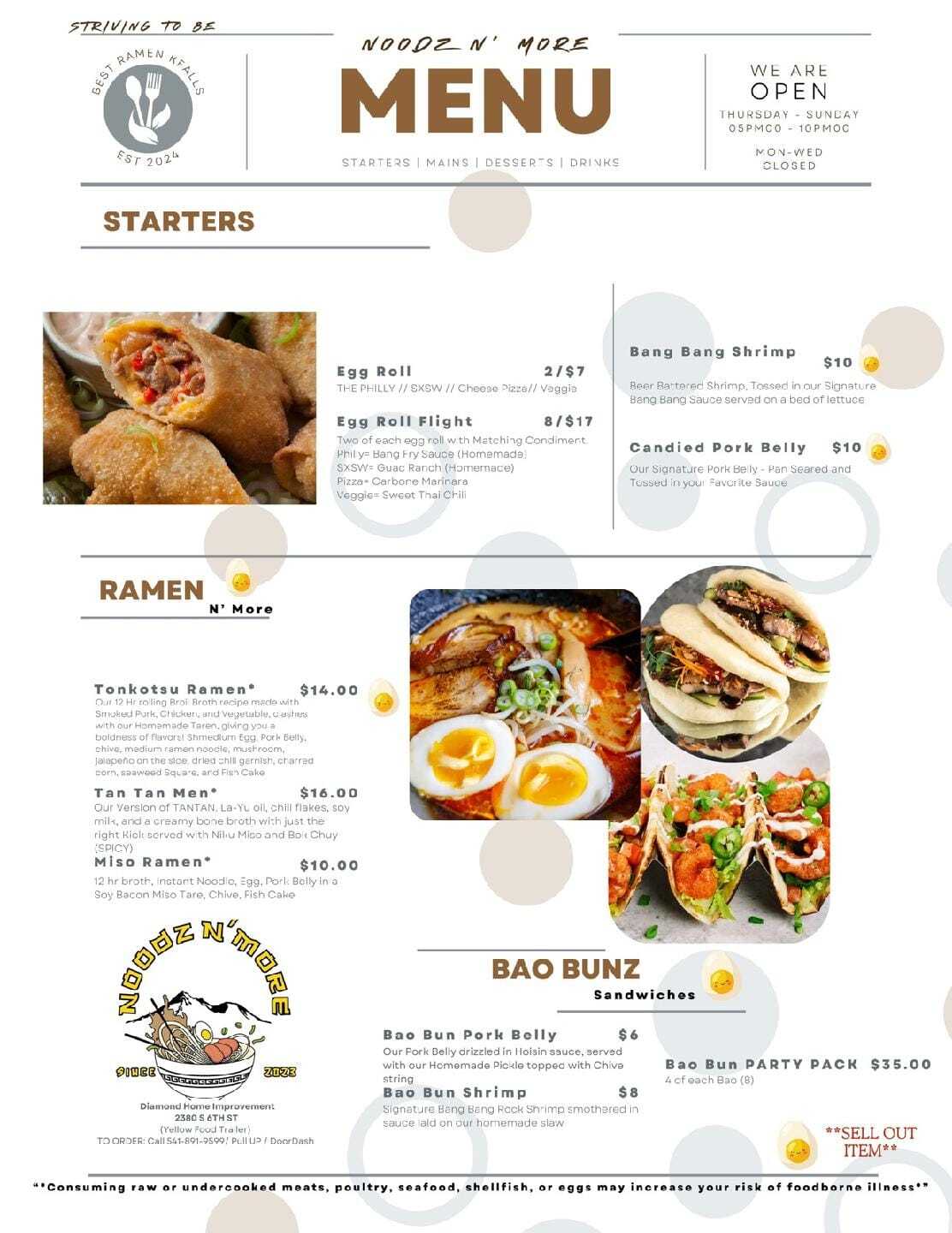 Noodz N' More - Klamath Eats! Food Trucks, Menus, Locations & More!