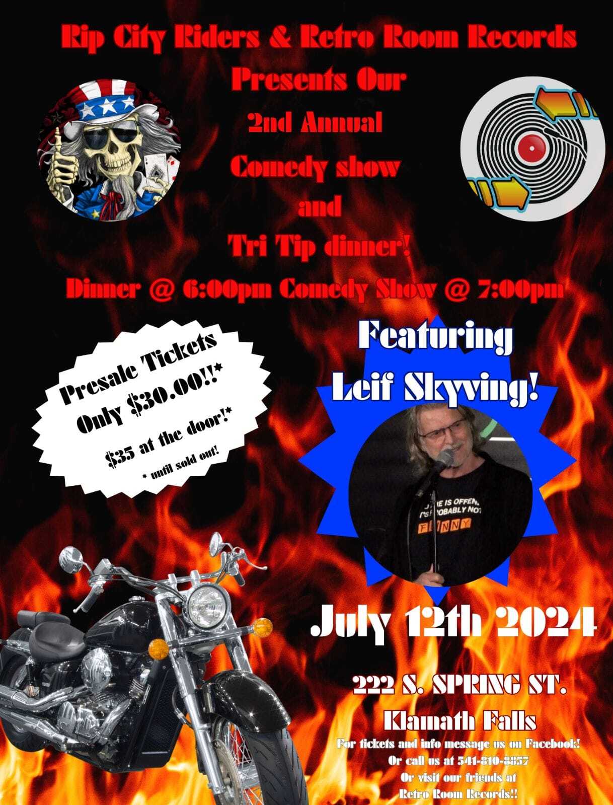 2nd Annual Comedy Show & Tri-Tip Dinner - Klamath Eats! Food Trucks ...